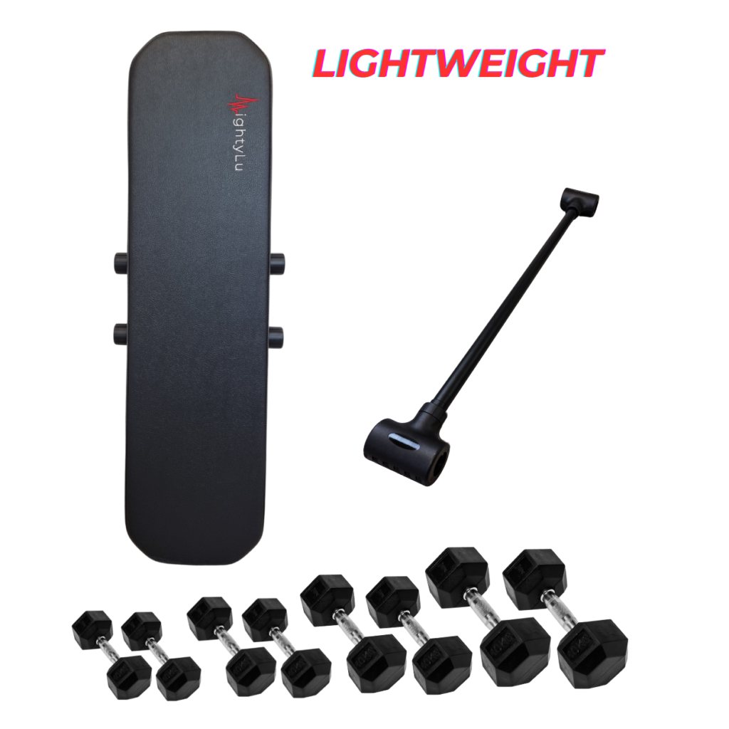 Lightweight Home Gym Set – Compact Fitness Kit for Beginners and High ...